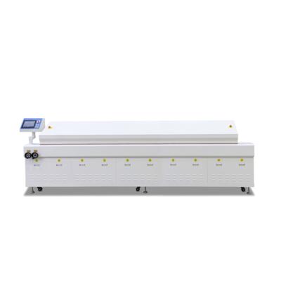 China 8 Zone SMT Reflow Soldering Machine with Touch Screen PLC Control for sale