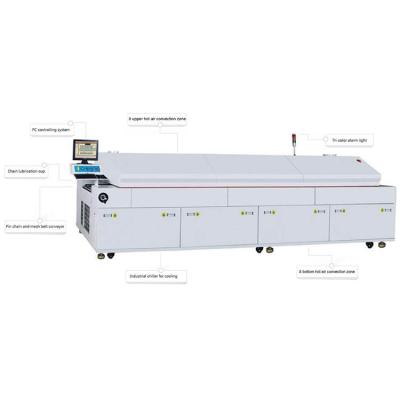 China Industrial SMD SMT Reflow Soldering Machine PLC Control 400mm PCB Width for sale