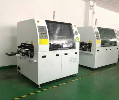 China High Capacity 120KG Mini SMT Wave Soldering Machine for Automatic Dip Soldering L2100*1050×H1450mm Max PCB width 200mm for sale