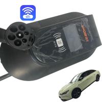 China Type 2 Ev Charger Ev Wallbox 22kw 7kW 32a Electric Car Charger For Home Single Gun for sale