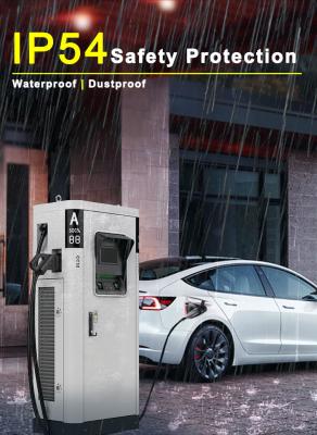 China 60KW 5m Cable Aluminum Alloy DC EV Charger For Fast Charging for sale