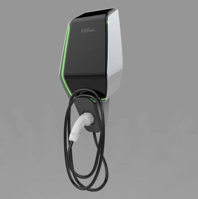 China 22kw 7/11 Kw Ac Ev Charger For Apartment 400 Volt Iec 61851-1 Standard Mid Meter Rfid Ocpp for sale