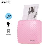 China Printer Portable Bluetooth 4.0 Printer Photo Thermal Printer Phone Wireless Connection Printer 1200mAh Battery for sale