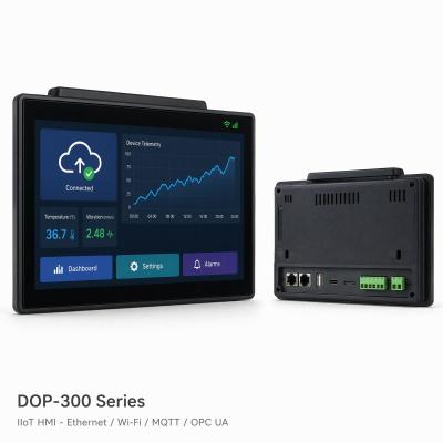 China Delta DOP-300 Series IIoT HMI 7 10 inch Ethernet Wi-Fi MQTT for sale