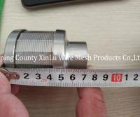 China Stainless Steel 316L V Wire Filter Nozzle NPT G 1 3/4 Threaded 0.2mm Slot Water Gas Filtration for sale