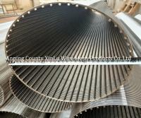 China 4.5mm Support Rod Continuous Slot Wrapped Wire Water Well Screen Pipe 344.5mm OD for sale