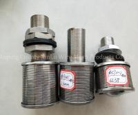 China Stainless Steel Wedge Wire Water Filter Nozzle for Mixed Bed Resin Trap 0.2mm Slot for sale