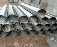 China 316L Stainless Steel Wedge Wire Screen Pipe 10ft 20ft Thread Connection for sale