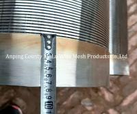 China 316L Stainless Steel Wedge Wire Screen Pipe 10ft 20ft Thread Connection for sale