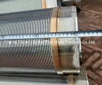 China 316L Stainless Steel Wedge Wire Screen Pipe 10ft 20ft Thread Connection for sale