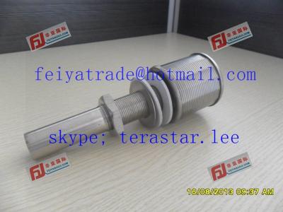 China Stainless Steel Strainer Nozzle Long Neck Screen Nozzle Johnson Filter Nozzle 0.2mm Slot 45mm Diameter for sale