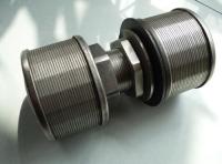 China Titanium 82mm Double Head Wedge Wire Johnson Screen Nozzle M32 for Mixed Bed Filter for sale
