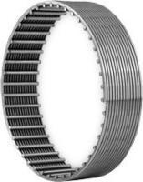 China Wedge Wire Screen Cylinder Johnson Wire Cylindrical Screen 0.1-10mm Slot 100-1500mm Diameter for sale