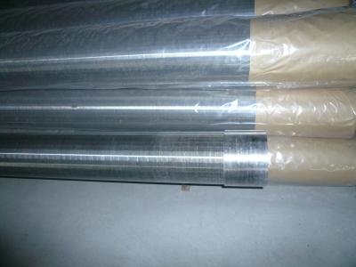 China Stainless Steel Wedge Wire Well Screen 304 316 Slot 0.1mm 6m Length Dewatering Filter Pipe for sale