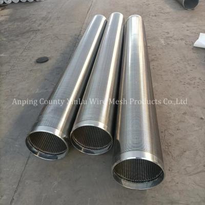 China 273mm 10-3/4 Inch Water Well Screen Pipe Wedge Wire 3m Length Sand Control for sale