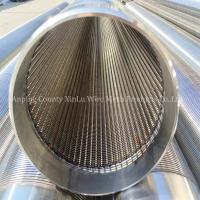 China 10-3/4 inch 273mm Stainless Steel Wire Wrapped Continuous Slot Well Screen 1.5mm Slot for sale
