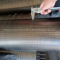 China Stainless Steel Continuous Slot Well Screen Pipe 1-40 inch Diameter for Water Oil Drilling for sale