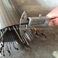 China Stainless Steel Continuous Slot Water Well Screen Pipe 4-20 inch OD 0.5-1.5mm Slot for sale