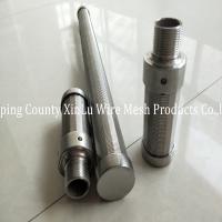 China Wedge Wire Wrapped Continuous Slot Rotary Drum Screen Mesh 0.25-2mm Slot 117-426mm OD for sale