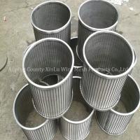 China Stainless Steel Rotary Drum Screen Wedge Wire Filter for Wastewater Treatment 0.9-2m Diameter for sale