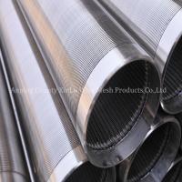 China Duplex Stainless Steel 2207 Wedge Wire Johnson Screen Pipe 0.020 inch Slot for Water Well Drilling for sale