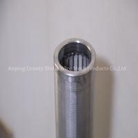 China Duplex 2205 V Wire Continuous Slot Screen Tube 0.010-0.060 inch for Johnson Strainer Pipe for sale