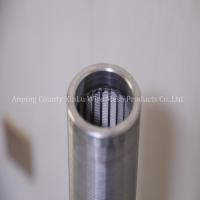 China Duplex 2205 V Wire Continuous Slot Screen Tube 0.010-0.060 inch for Johnson Strainer Pipe for sale