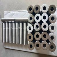 China Stainless Steel V Wire Wrapped Continuous Slot Johnson Strainer Tube 10-3/4 inch Bevel Plain End for sale