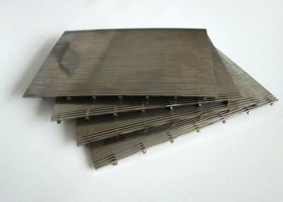 China Wedge Wire Screen Panel 1.0mm Slot Stainless Steel V-Wire Filter Plate for Water Well for sale