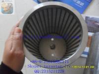 China Stainless Steel Wedge Wire Wrapped Screen Cone Drum Johnson Filter Basket Rotary Drum Screen 0.5mm Slot for sale