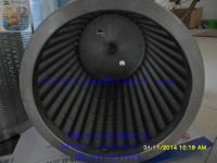 China Stainless Steel Wedge Wire Wrapped Screen Cone Drum Johnson Filter Basket Rotary Drum Screen 0.5mm Slot for sale