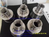China Stainless Steel Johnson Screen Nozzle Water Filter Bottom Nozzle 0.2mm Slot 45mm Diameter for sale