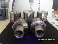 China Stainless Steel Johnson Screen Nozzle Water Filter Bottom Nozzle 0.2mm Slot 45mm Diameter for sale