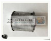 China Stainless Steel Wedge Wire Screen Nozzle 0.1mm Slot 89mm Diameter for Water Treatment for sale