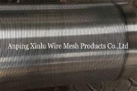 China Johnson Wedge Wire Wrapped Continuous Slot Strainer Pipe 304 Stainless Steel 2 inch 6m Length for sale