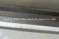 China 304L Stainless Steel Wedge Wire Continuous Slot Screen Pipe 10ft Length 0.1-30mm Slot for sale