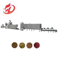 China Full Automatic Pet Snack Food Animal Pellet Floating Fish Feed Extruder mill pellet processing machine for sale