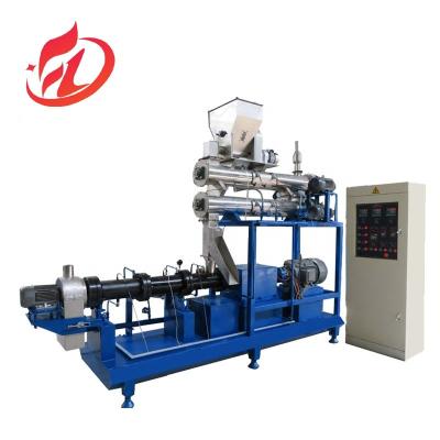 China China Double Screw Extruder Floating Fish Feed Animal Feed Pellet Production Line Fish Feed Machine for sale