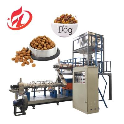 China Twin Screw  exruder wet pet dog food machine for sale