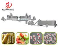 China Single Double Color Pet Dog Chew Food Processing Line for sale