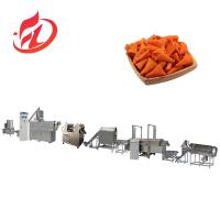 China Full Automatic Extruded Bugles Fried Snacks Pallet Making Machines Fried Pallets Snack Food Production Line for sale