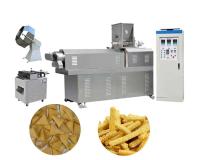China Crispy fried corn flour chips snacks salad bugles extruder machine production line for sale