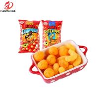 China 100-150 KG/H Industrial corn puffs cheese ball Pallet snacks food extruder processing line machine for sale