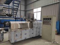 China Full automatic Twin screw puff corn snack  chips food making extruder machine price for sale