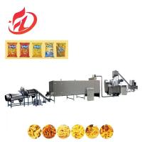 China Automatic Kurkure Nik Naks Cheetos corn snacks Food Processing Line for sale
