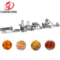 China PLC Corn Extruder Machine Kurkure Cheetos Nik Naks Snacks Making Machine Kurkure Snacks Extruder Production Line for sale