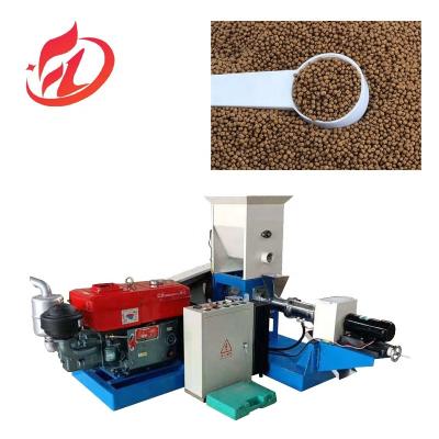 China Hot Selling Factory Price Automatic Floating Fish Feed Extruder Machine fish feed processing machine for sale