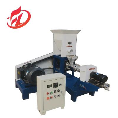China New Single Screw Floating Cat Dog Feed Pellet Making Extruder Fish Food Processing Line for sale