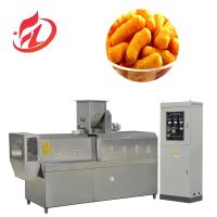 China Twin screw puff snack food extrusion machine puffed corn chips snacks food making machine Puffed Snacks Production Line for sale