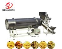 China Twin screw puff snack food extrusion machine puffed corn chips snacks food making machine Puffed Snacks Production Line for sale
